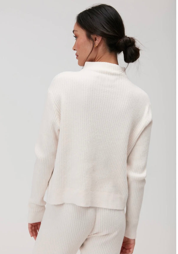 Funnel Neck Rib Sweater – Rêver Atelier